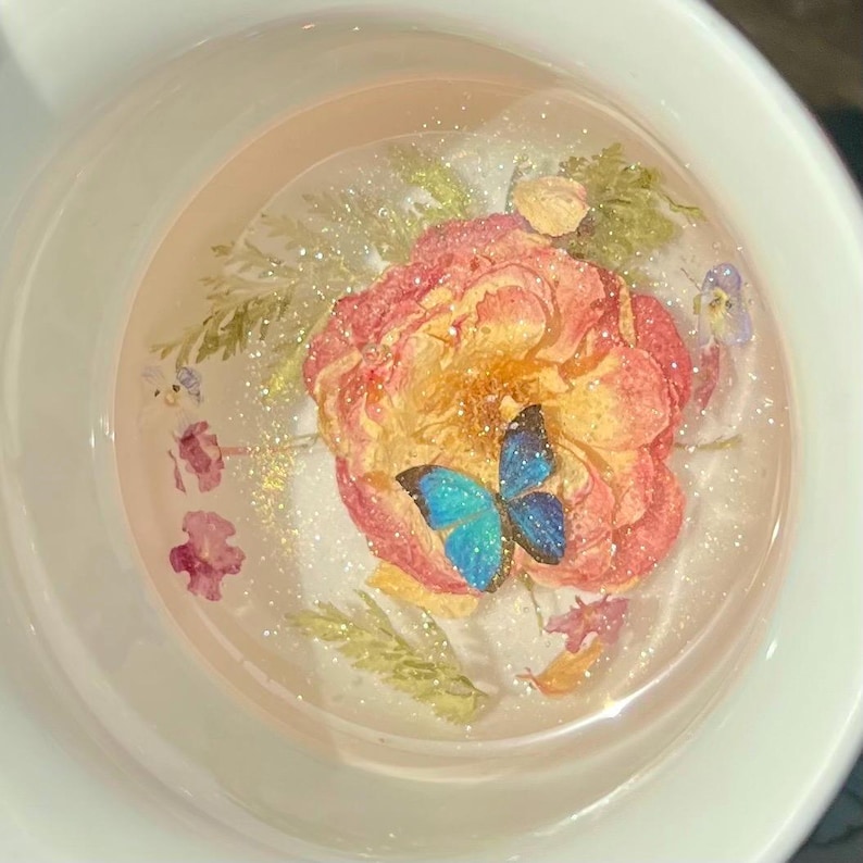 Teacup of a Sunset Rose - TTRPG Dice Rolling Tray - Etsy Australia