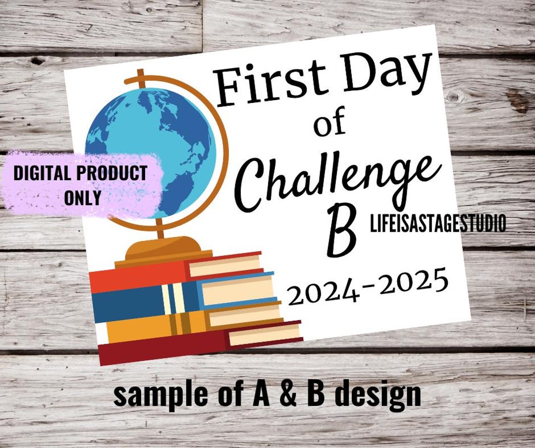 Digital Download, First Day of School Sign Printable, Classical ...