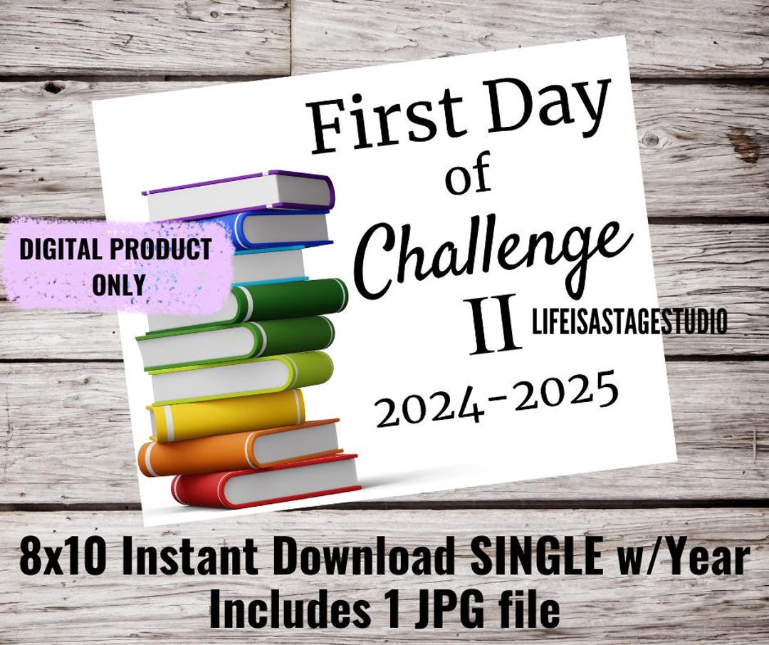 Digital Download, First Day of School Sign Printable, Classical ...