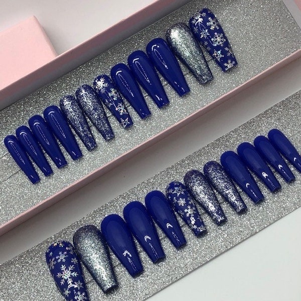 Coffin Shaped Nails - Etsy