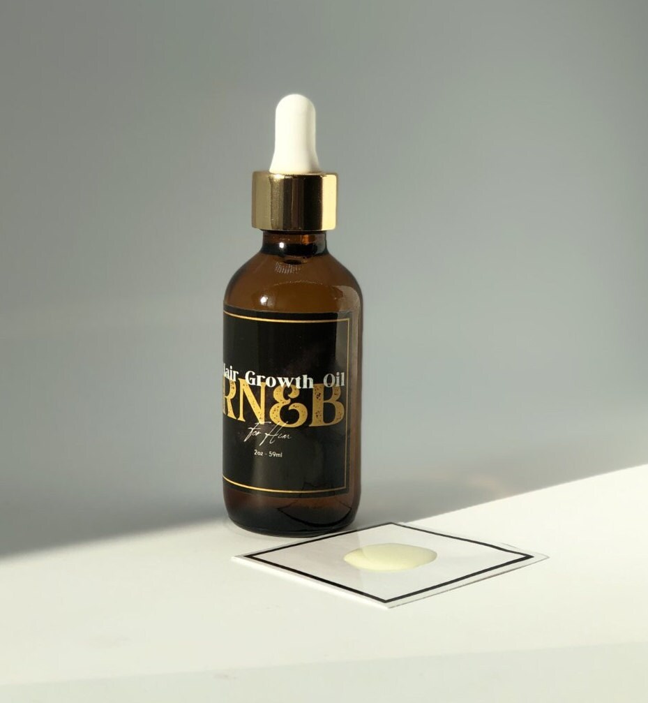 MENS HAIR & BEARD Growth Topical Oil Treatment for Hair/beard 2oz Serum ...