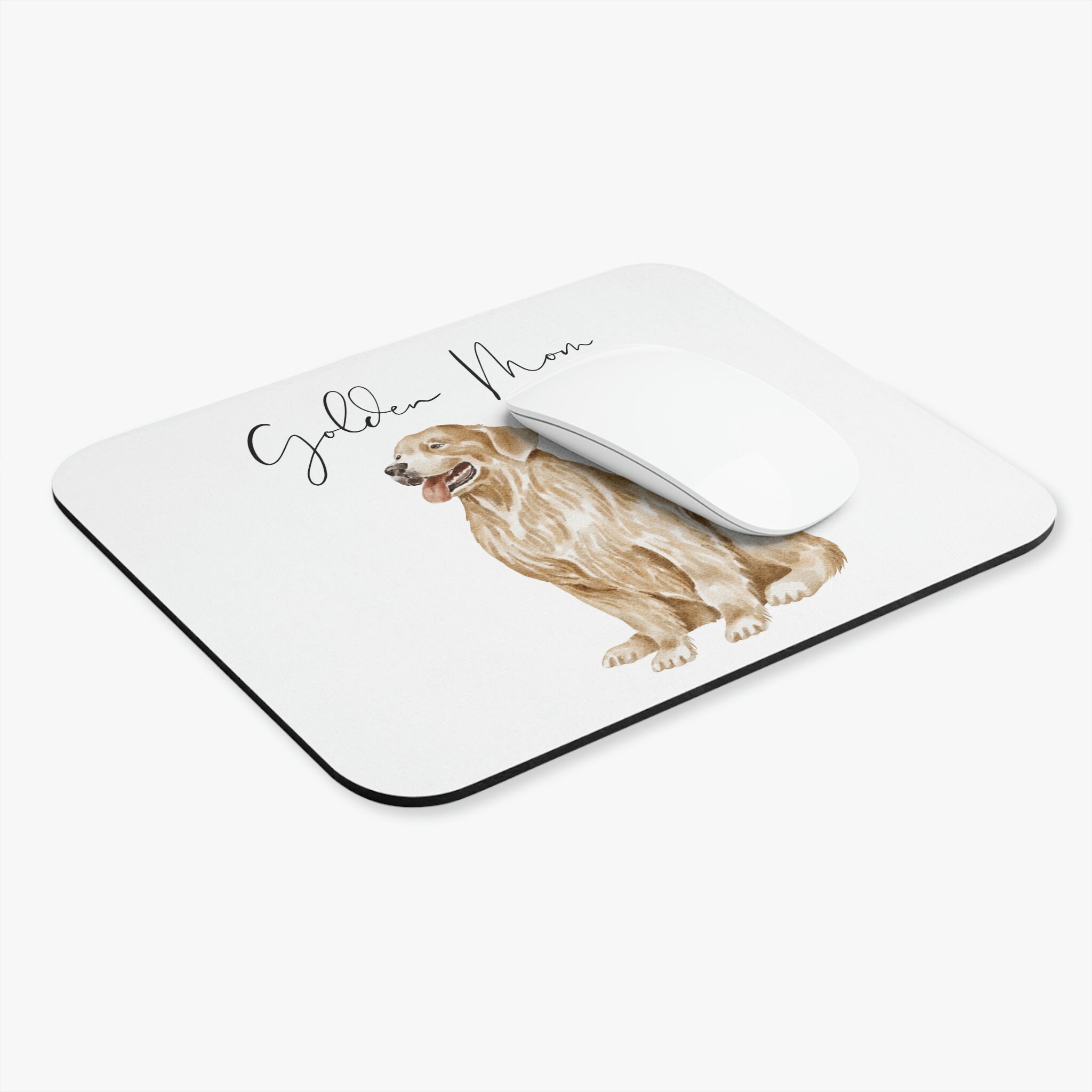 Golden Mom - Mouse Pad, Golden Retriever, Cute Dog Mousepad, Golden ...