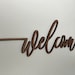 Welcome Sign Welcome Wall Art Wall Hanging Decorative Welcome Wall ...