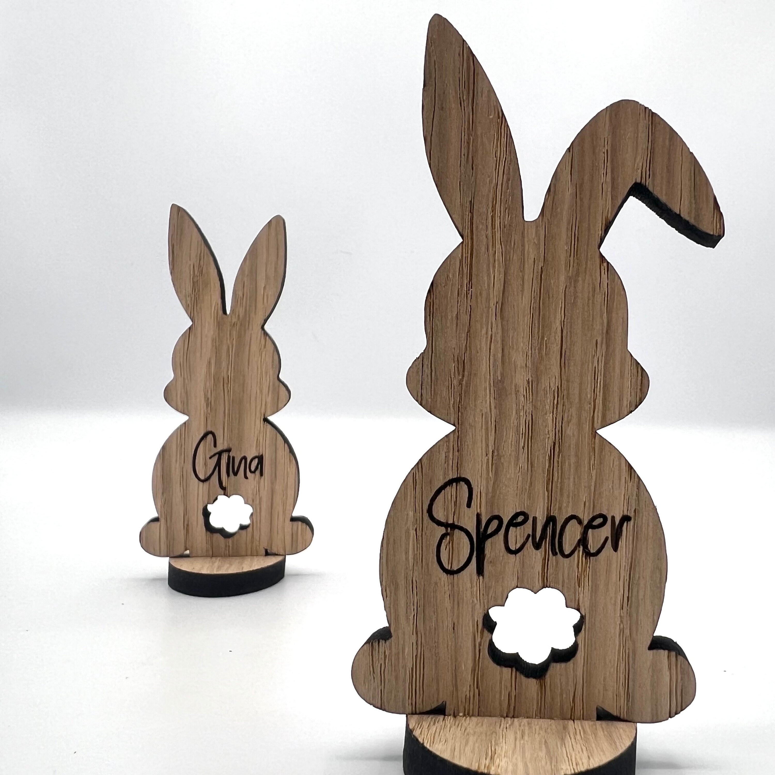 Easter Personalised Bunny Table Names - Easter Table Names - Easter ...