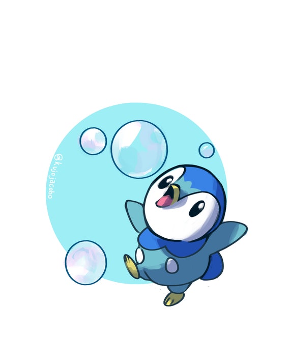 Poke Pals Series: Piplup Plays - Etsy