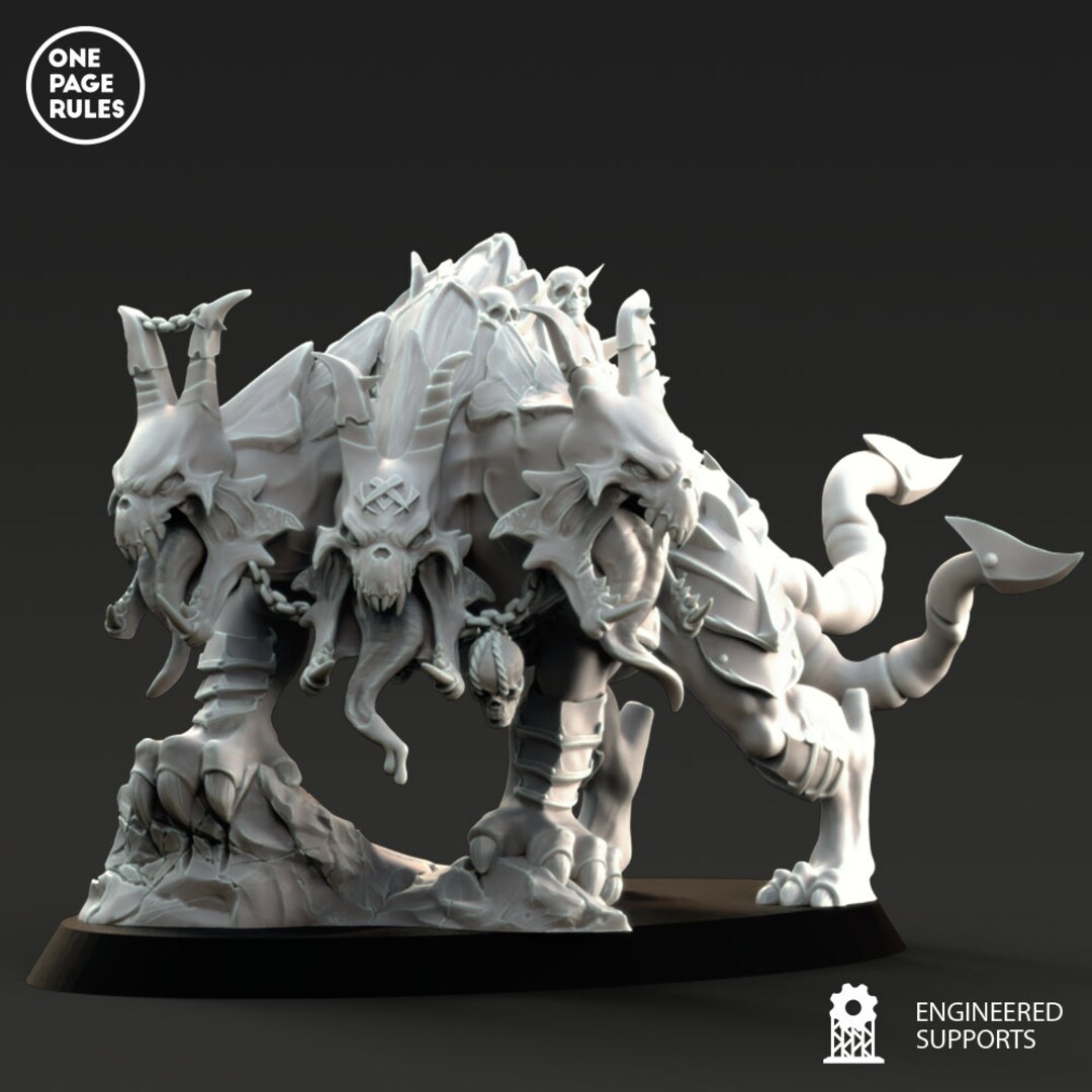 War Daemons Cerberus Onepagerules DND 4K 10nm Ultra - Etsy