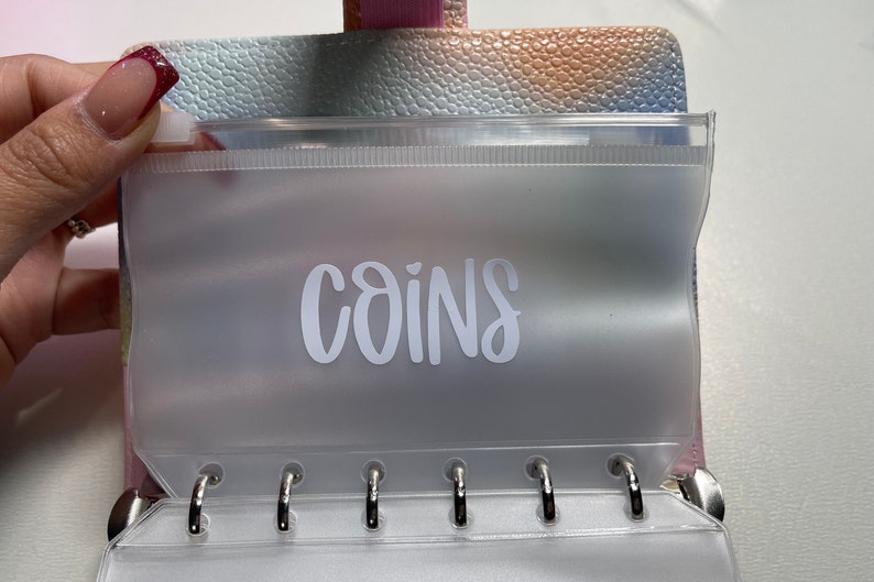 A7 Pebble Pink Wallet Binder - Etsy