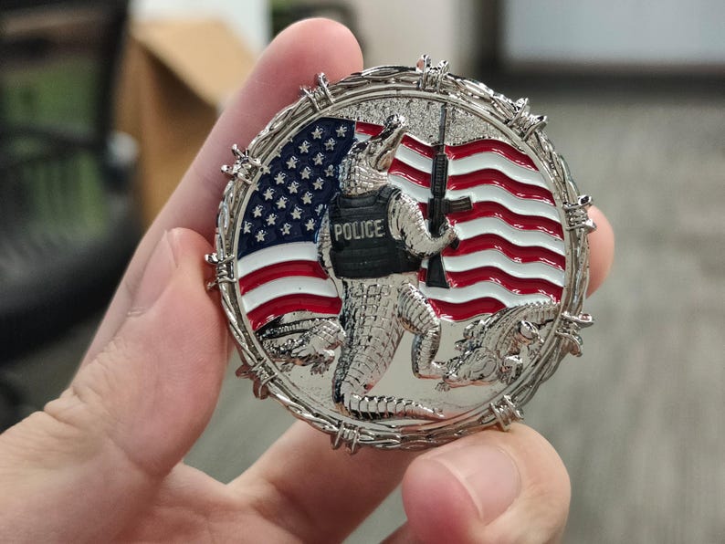 Alligator Alcatraz Challenge Coin - Etsy