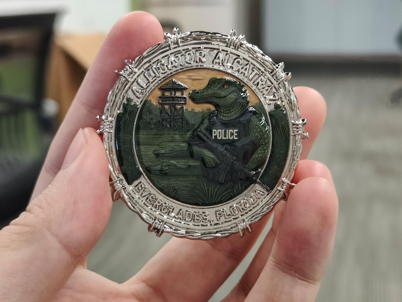 Alligator Alcatraz Challenge Coin - Etsy