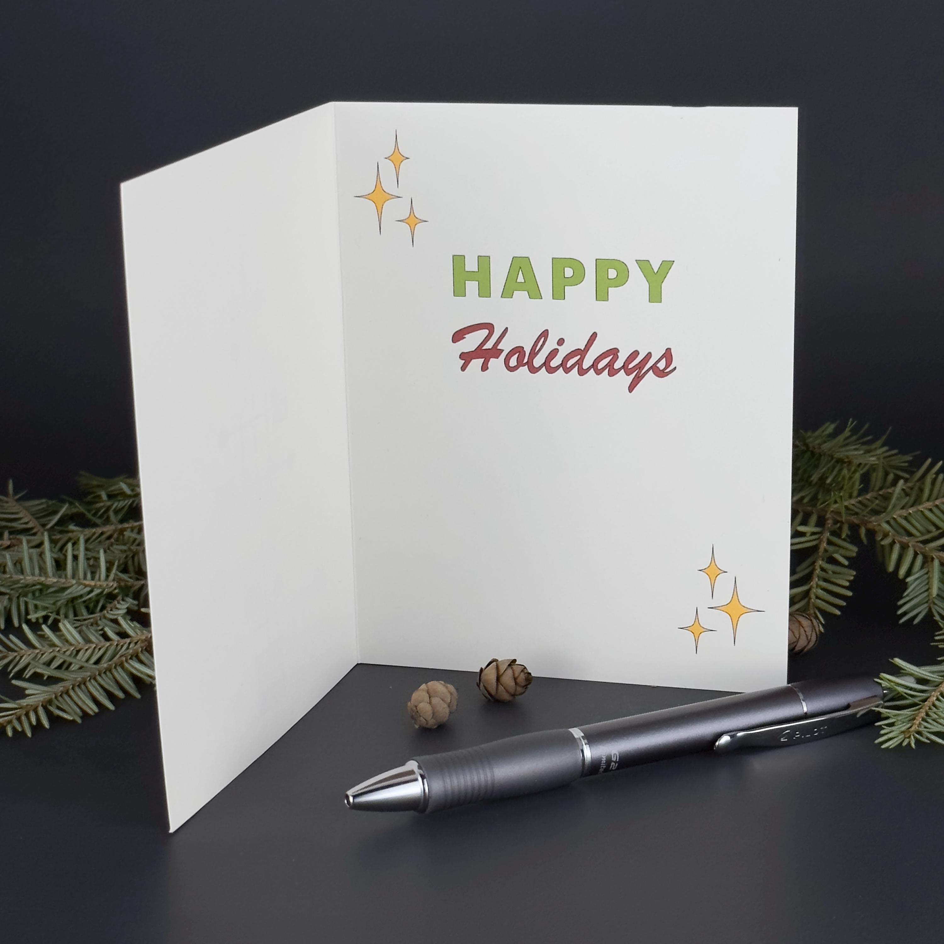 Eco-friendly Mid-century Modern Note Card Sets: Mod Circuit Series ...