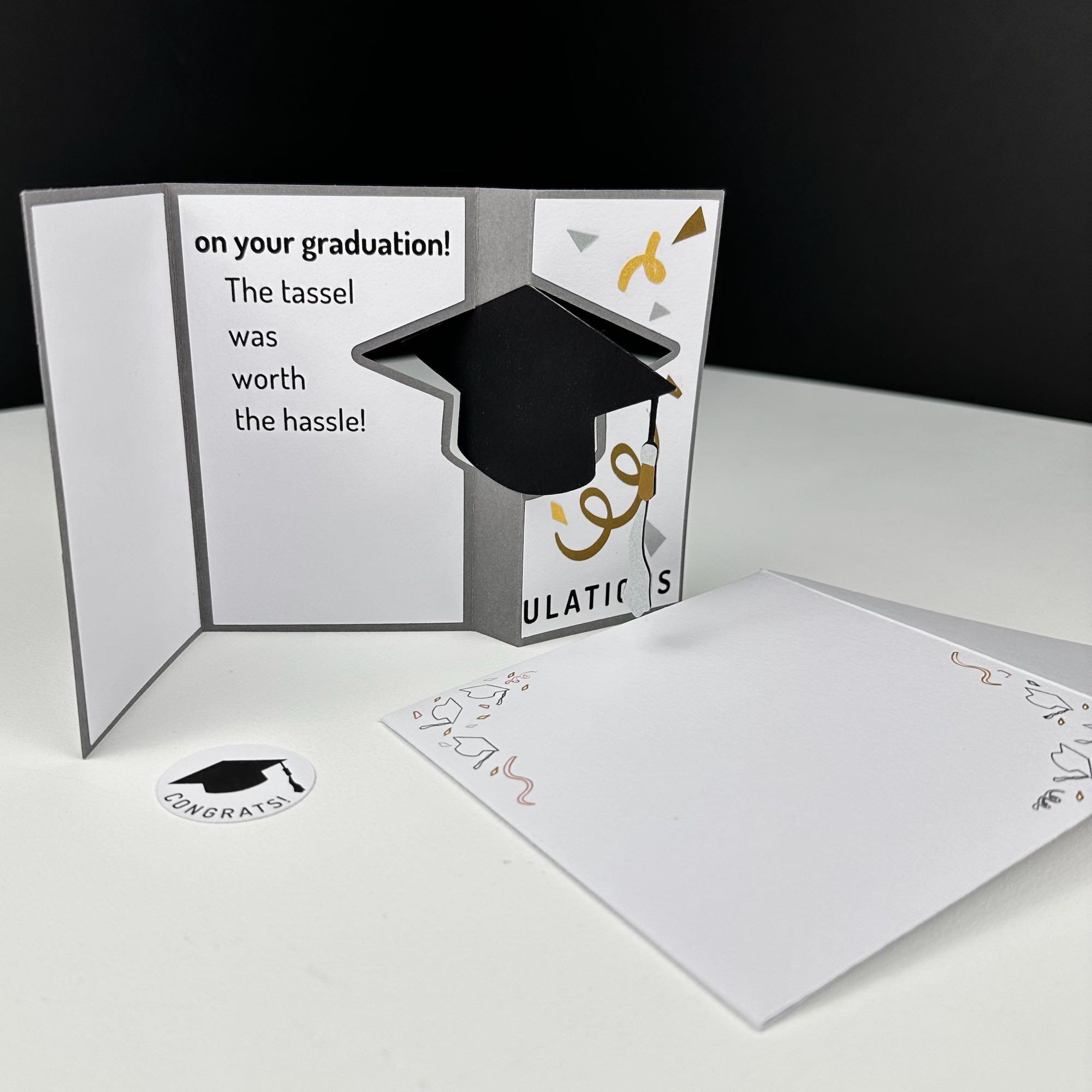 Customizable Handmade Graduation Card: Tassel Worth the Hassle - High ...