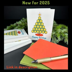 Eco-friendly Mid-century Modern Note Cards: Mod Circuit Series - Modern ...