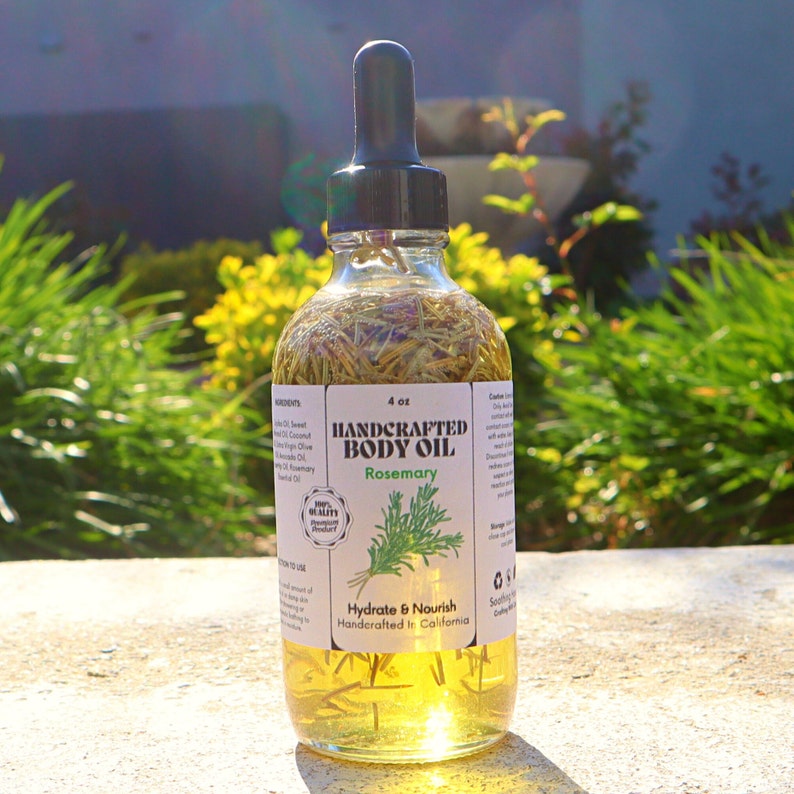 Handcrafted Rosemary Multi-use Oil for Hair and Body - Etsy