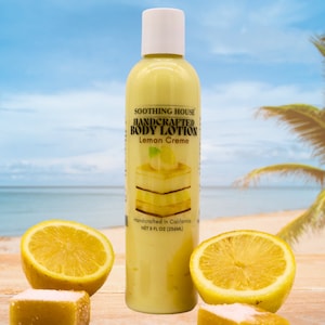 Handcrafted Lemon Creme Lotion for Skin Hydration and Protection - Etsy