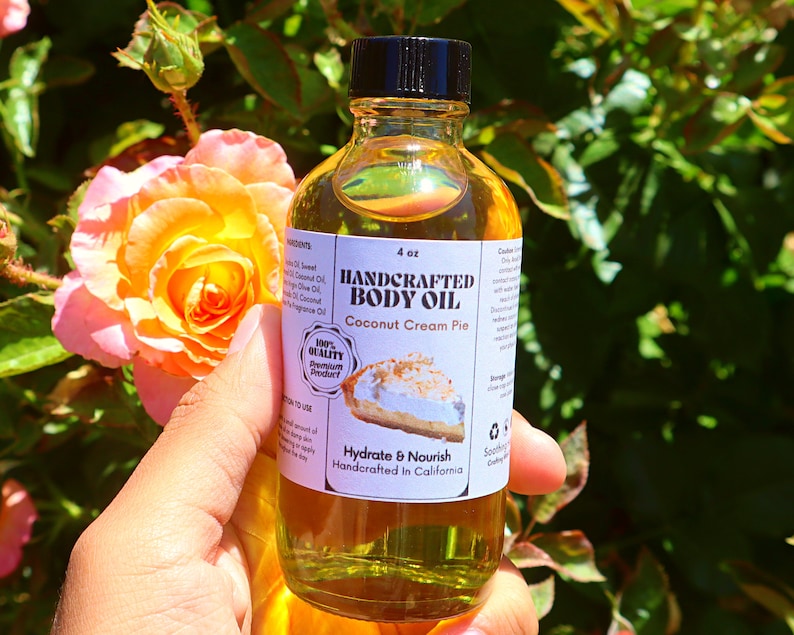 Handcrafted Coconut Cream Pie Body Oil - Etsy