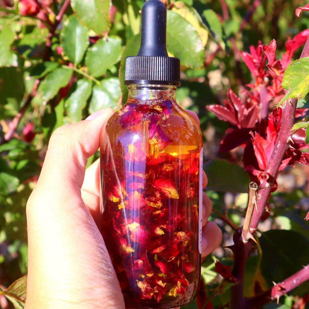 Handcrafted Rose Multi-use Oil for Body and Hair - Etsy