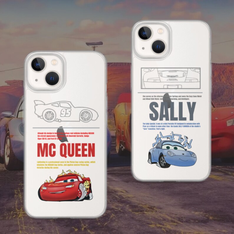 Lightening Mcqueen and Sally Phone Cases, Mcqueen Sally Cars ...