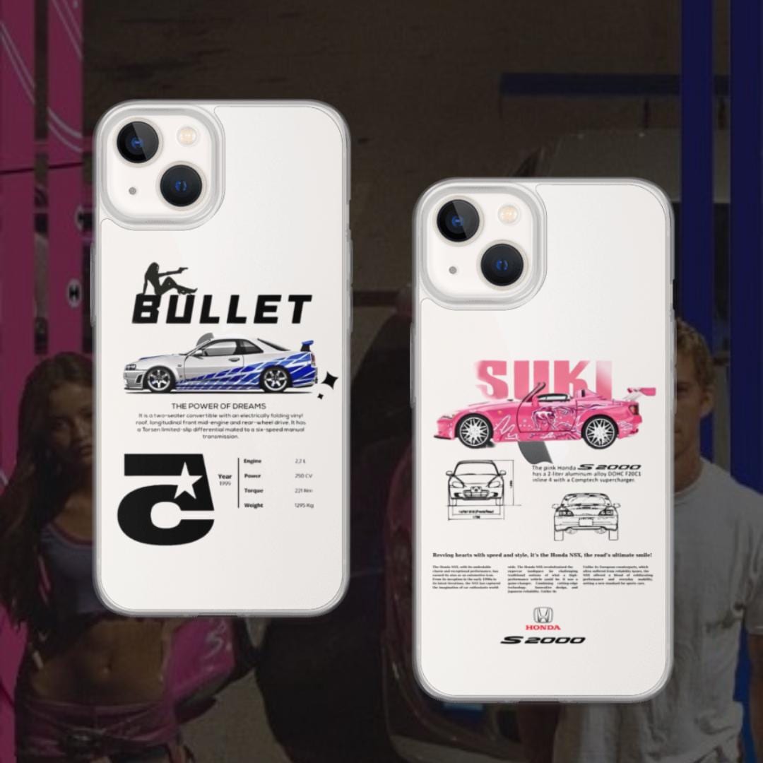 Matching Bullet and Suki Couple Phone Cases Gift for Couples, Available ...