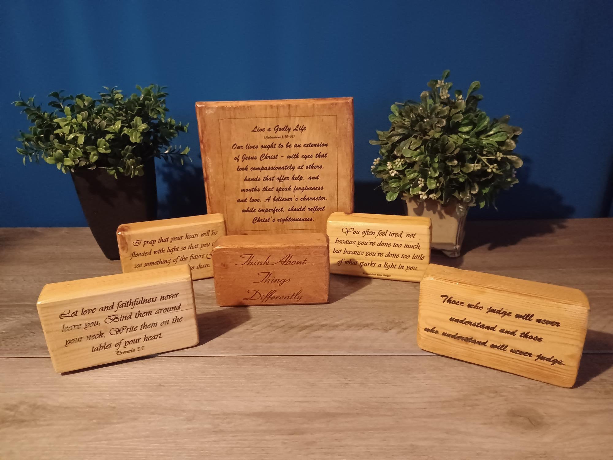 Inspirational Blocks - Etsy