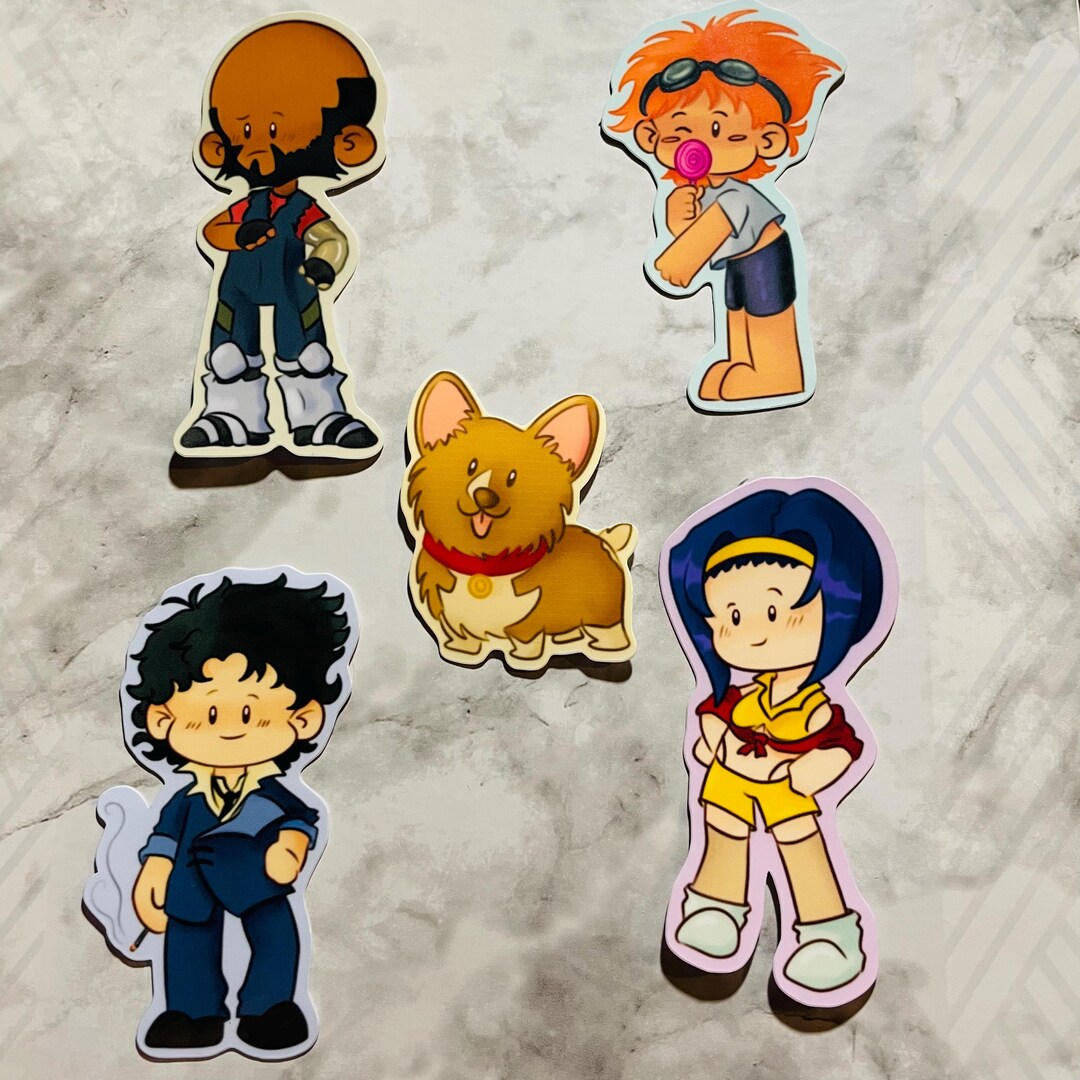Cowboy Bebop Stickers | Cowboy Bebop Fanart | 90s Anime Sticker ...
