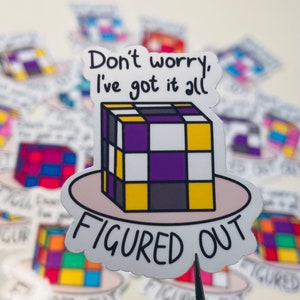 Rubik’s Cube Pride Stickers | Pride Sticker | Various LGBTQ+ Flags ...