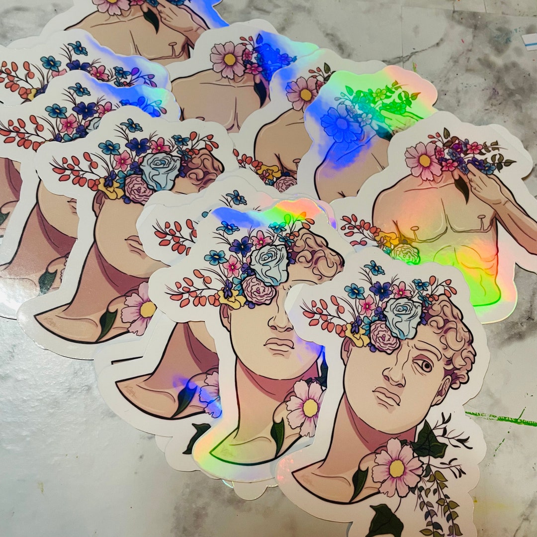 Michelangelo’s David Sticker | Statue of David Sticker | Trans Statue ...