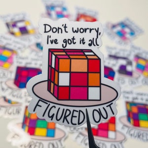 Rubik’s Cube Pride Stickers | Pride Sticker | Various LGBTQ+ Flags ...