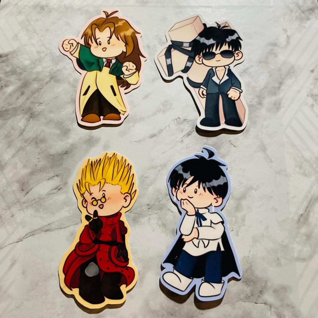 Trigun Stickers | Original Trigun | 90s Anime Sticker | Vash the ...
