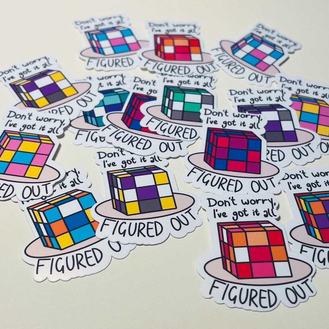 Rubik’s Cube Pride Stickers | Pride Sticker | Various LGBTQ+ Flags ...