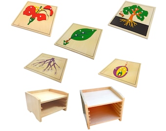 Montessori Types of Leaves Nomenclature Cards - Etsy