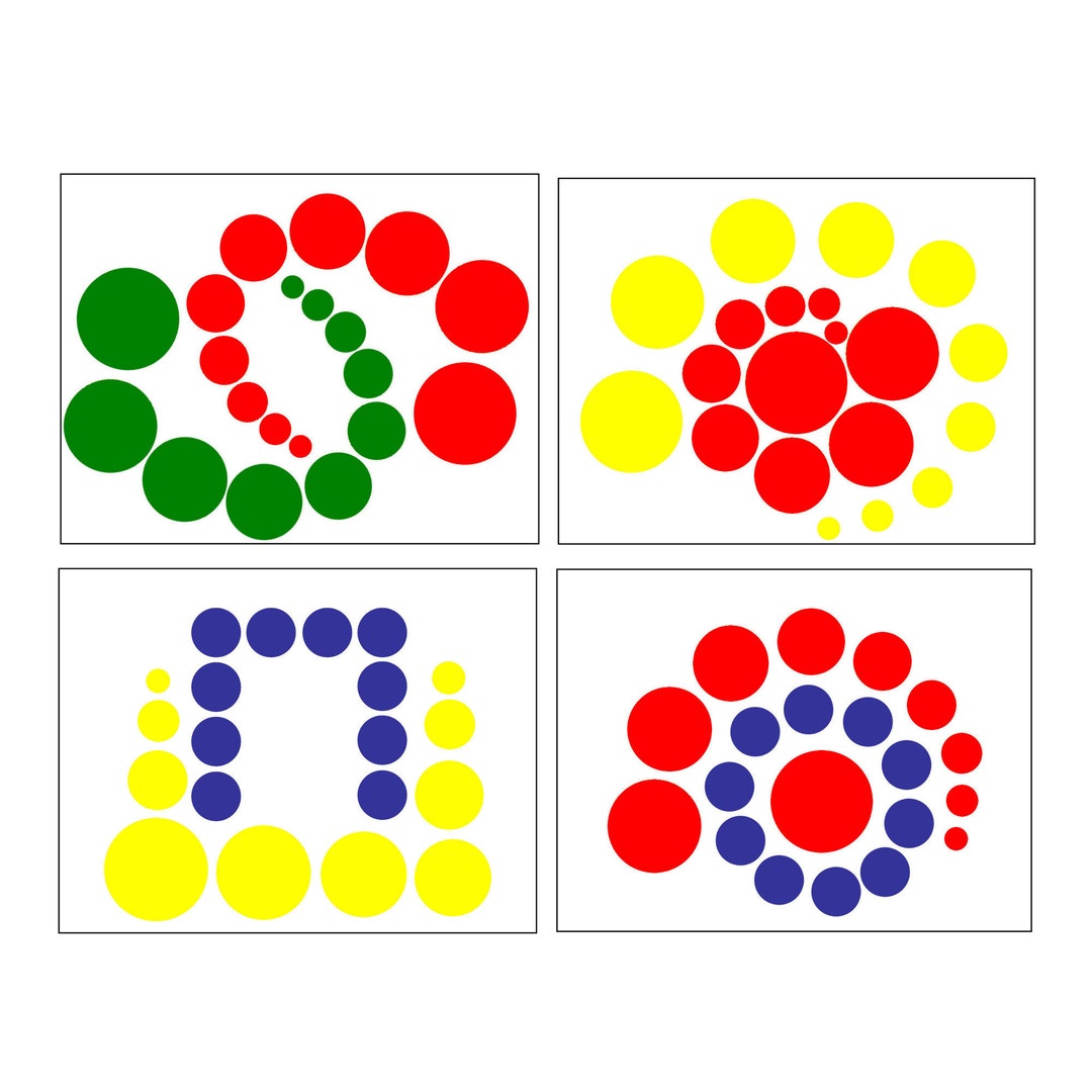 Knobless Cylinder Pattern Cards Set B PDF /montessori Sensorial ...