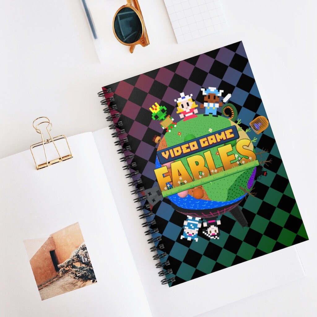 Video Game Fables Logo Notebook - Etsy