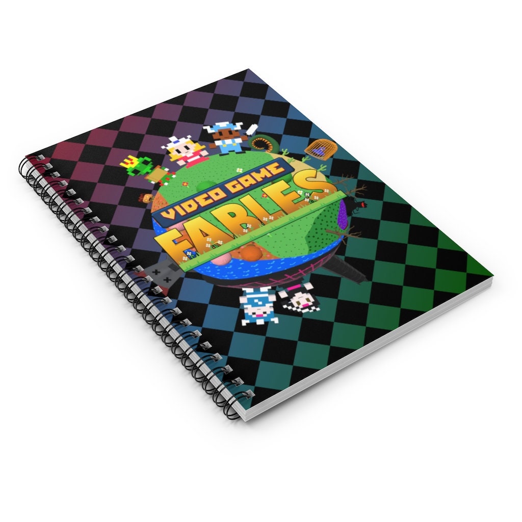 Video Game Fables Logo Notebook - Etsy