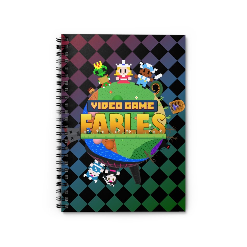 Video Game Fables Logo Notebook - Etsy