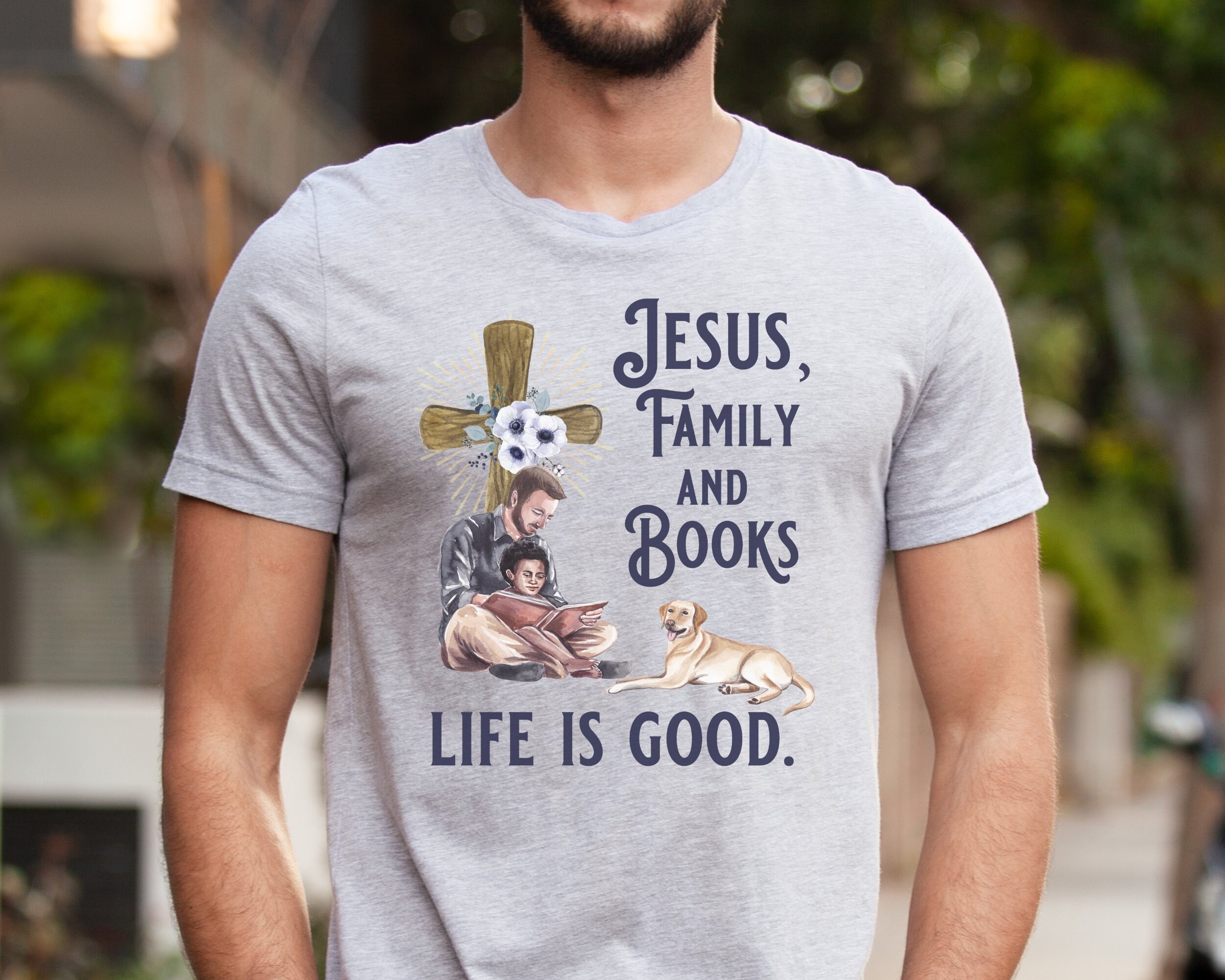 Bookish Father's Day Shirt Christian Dad T-shirt - Etsy