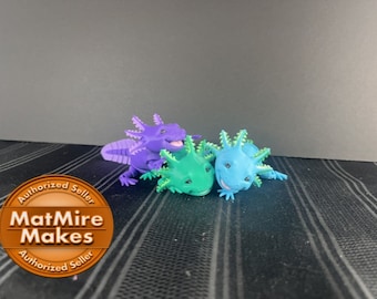 3D Printed Axolotl - Etsy