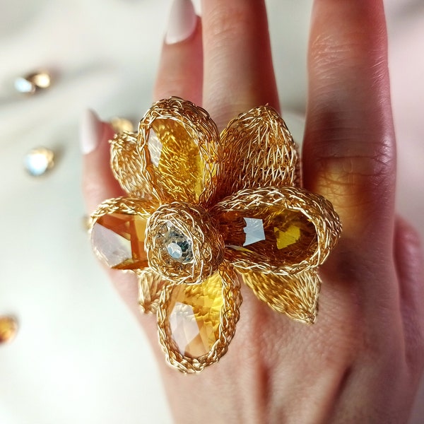 Flower Rings for Women - Etsy
