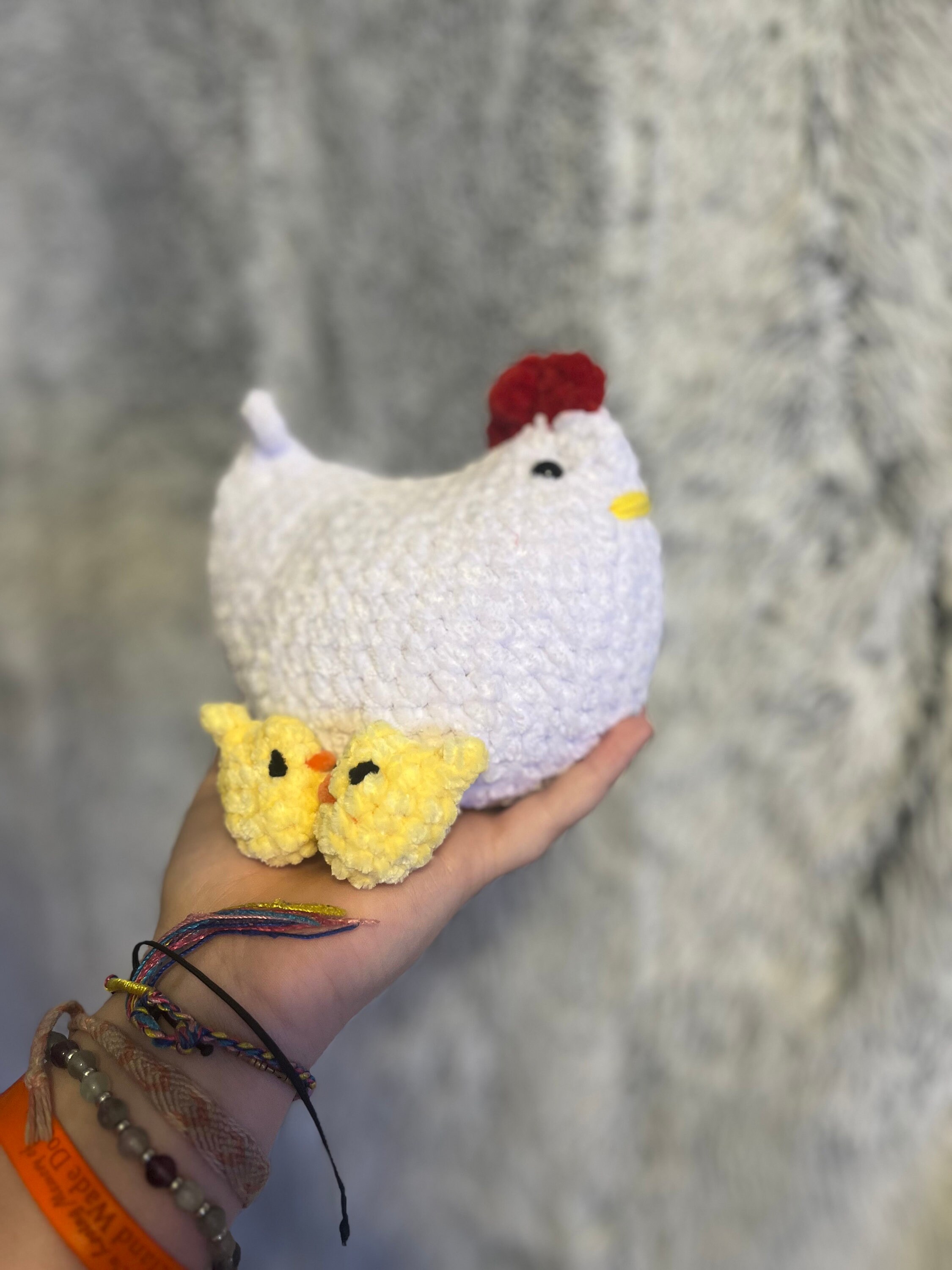 Momma and Baby Chicken Set - Etsy