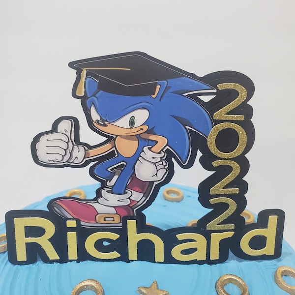 Sonic Graduation - Etsy