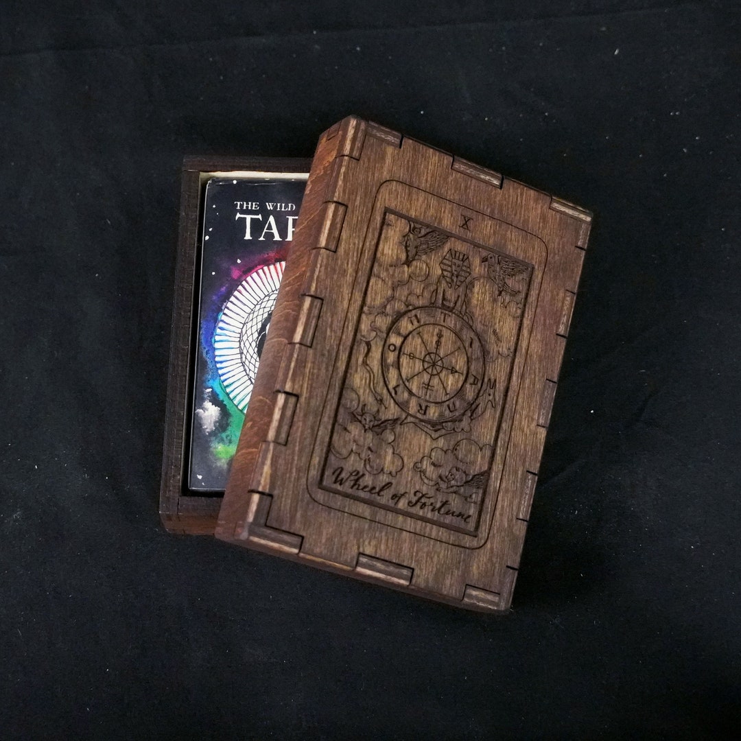 Custom Engraved Tarot Card Boxes With Tarot Cards - Etsy