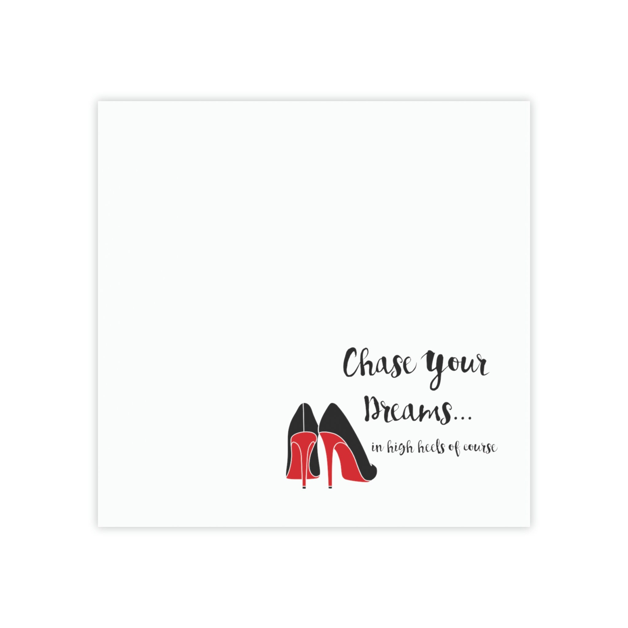 High Heel Sticky Notes