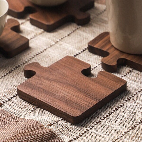 Puzzle Coasters - Etsy