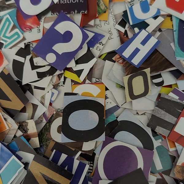 Magazine Letters - Etsy