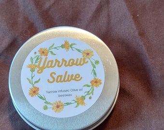 Organic Wild Yarrow Healing Salve - Etsy