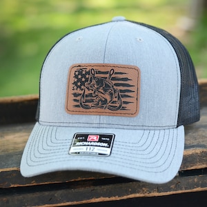 Fishing Hat | Bass Fishing | Bass Fishing Hat | Patch Hat | Dad Gifts ...