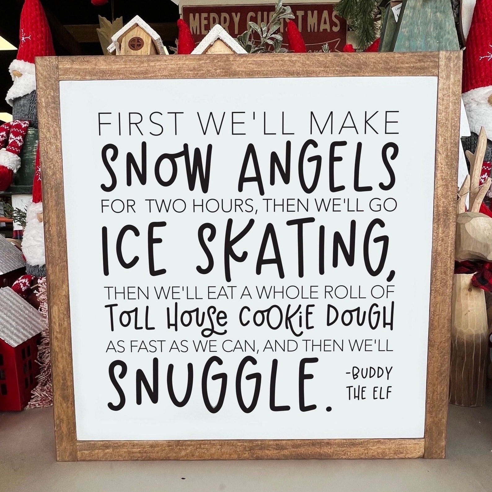 Buddy the Elf Sign | Elf Sign | Christmas Decor | Christmas Movies ...