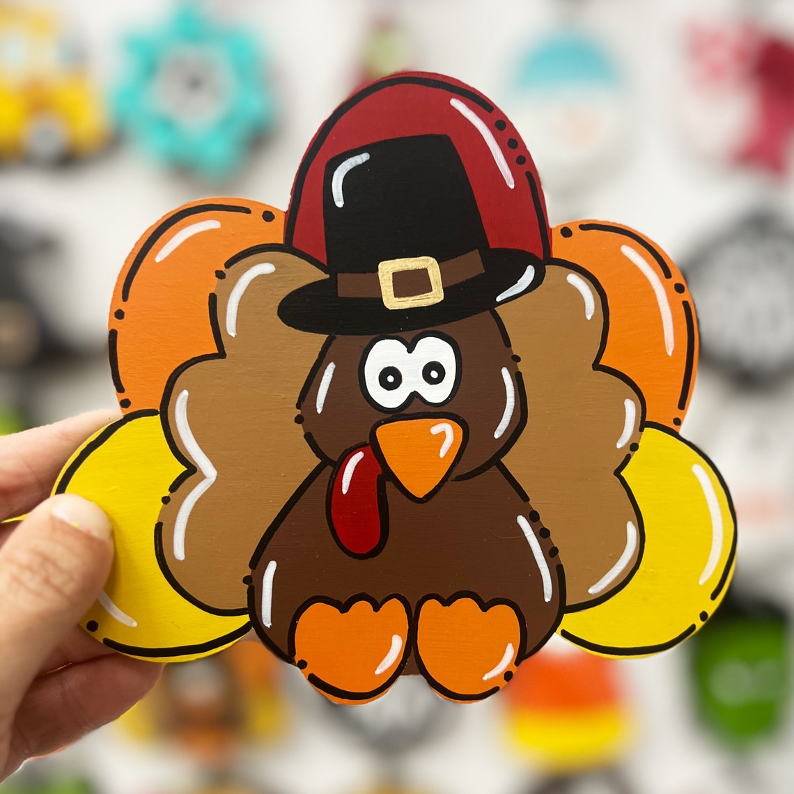 Turkey Attachment | Interchangeable Sign | Interchangeable Door Hanger ...
