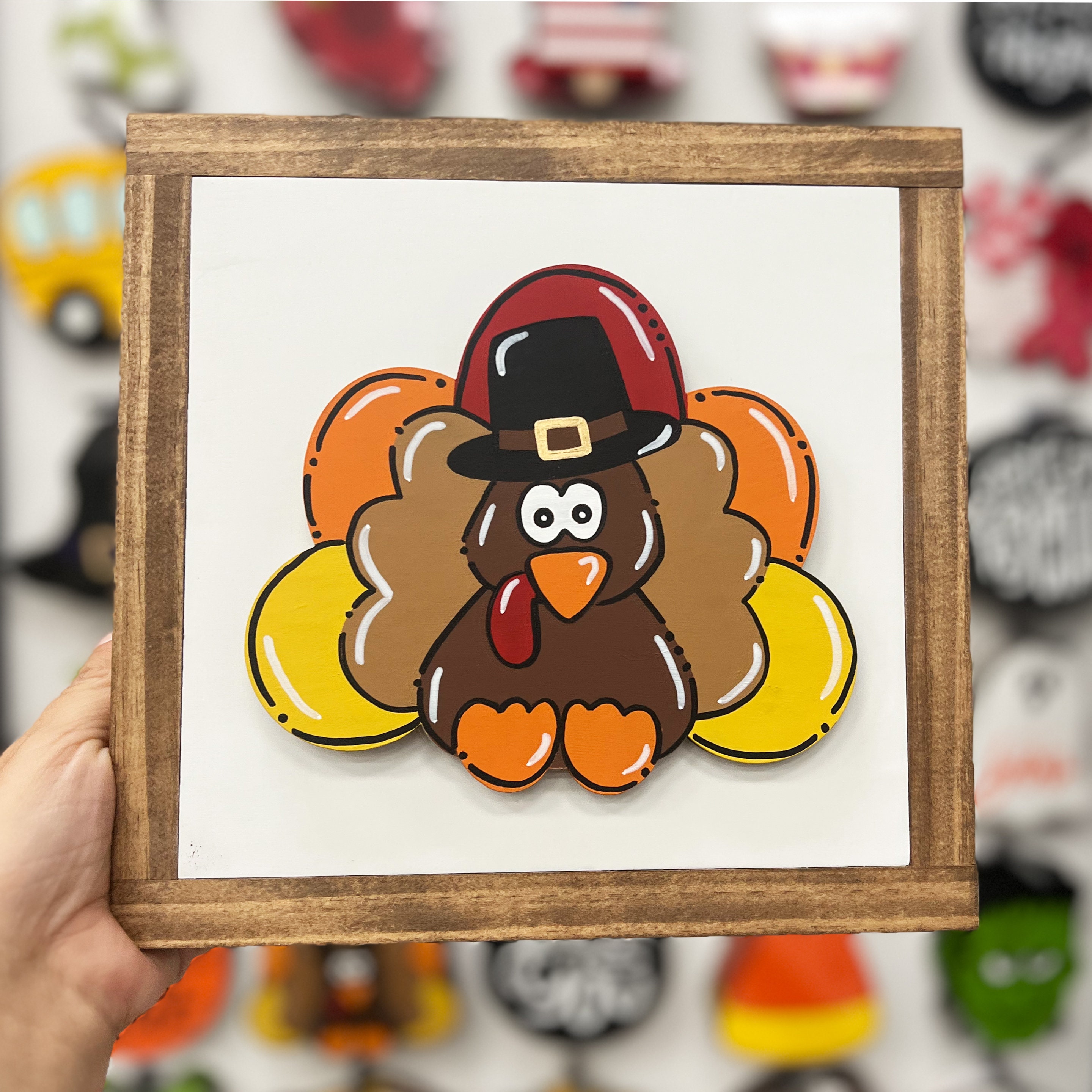 Turkey Attachment | Interchangeable Sign | Interchangeable Door Hanger ...