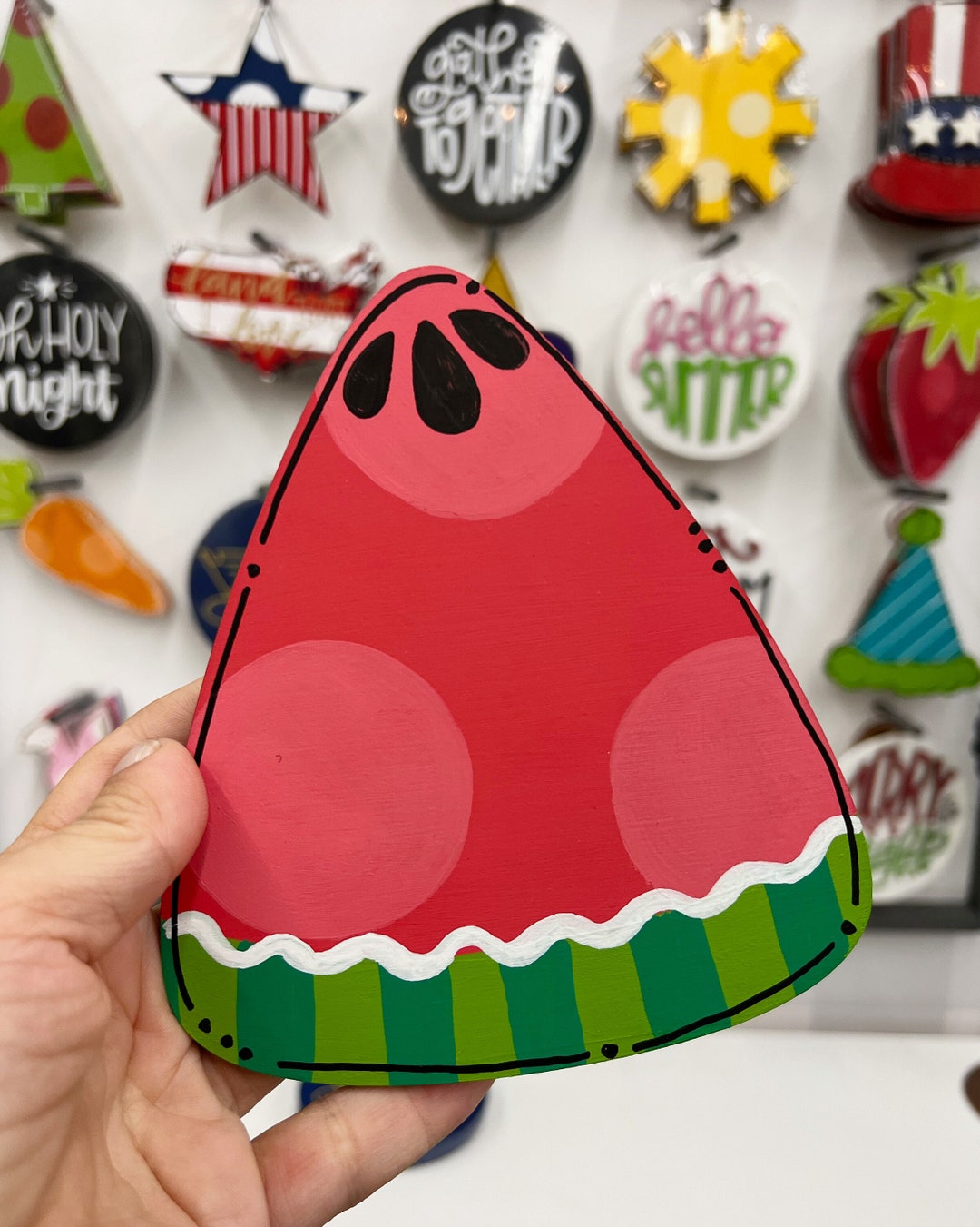 Watermelon Attachment | Interchangeable Sign | Interchangeable Door ...