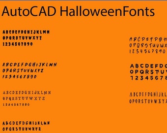 Autocad Fonts - Etsy